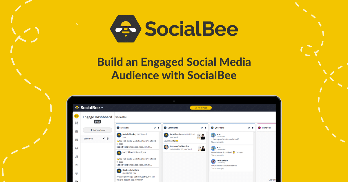 Social Media Engagement Tool - Try SocialBee for Free! - SocialBee