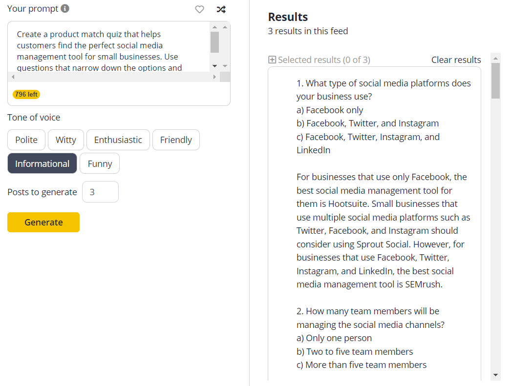 How to Use SocialBee's Free Social Media Post Generator - SocialBee