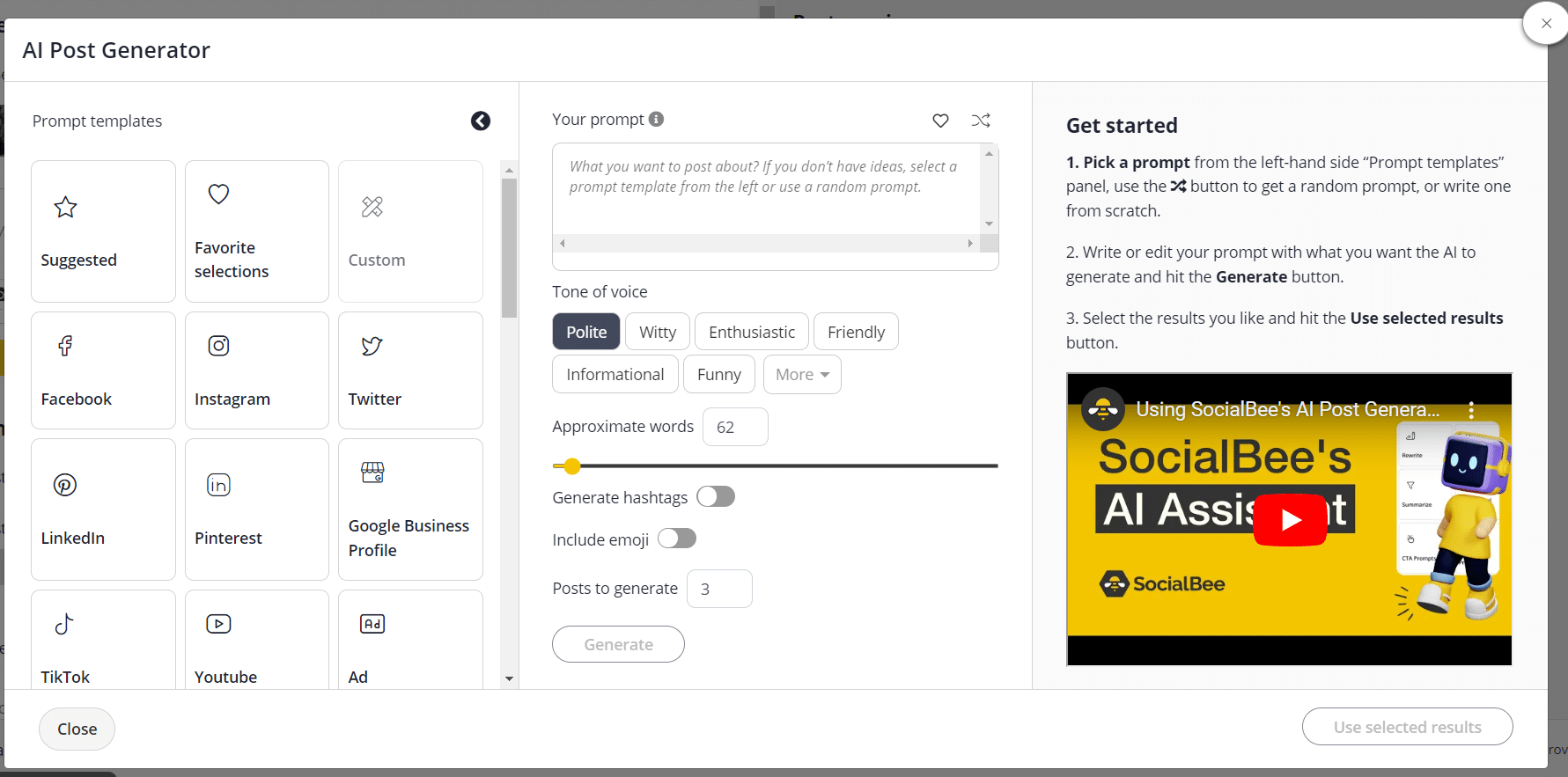 How to Automate Your Posting with the Right AI Social Media Content Generator - SocialBee