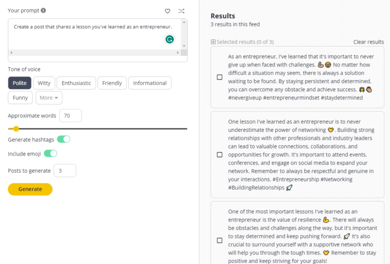 1000+ AI & ChatGPT Prompts for Social Media Post Generation - SocialBee