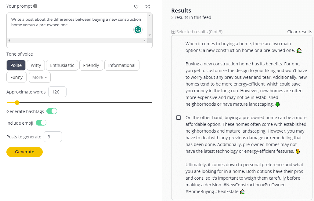 1000+ AI & ChatGPT Prompts for Social Media Post Generation - SocialBee