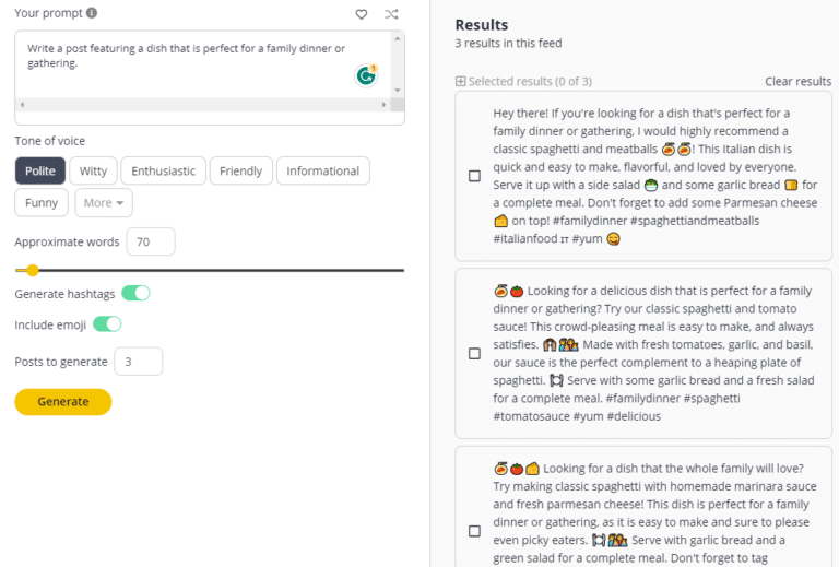 1000+ AI & ChatGPT Prompts for Social Media Post Generation - SocialBee