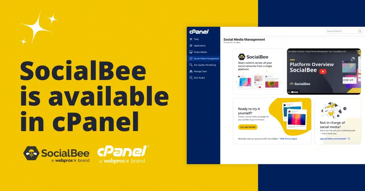 Exciting update: SocialBee is now integrated with cPanel - SocialBee