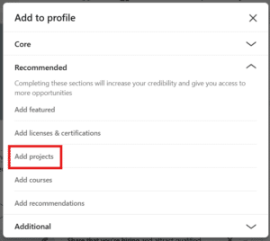 How to add projects to LinkedIn: Showcase your best work - SocialBee